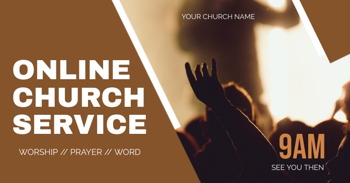 online church service Template | PosterMyWall