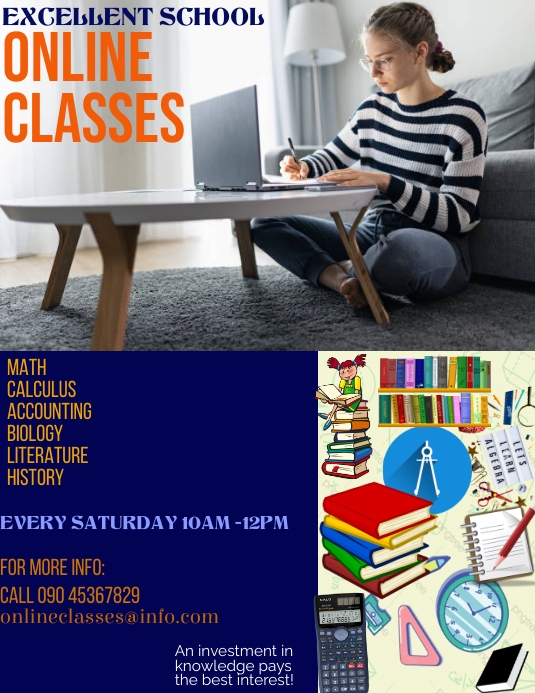 Copy of ONLINE CLASSES | PosterMyWall