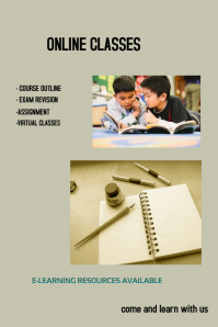 Online Classes Template | PosterMyWall