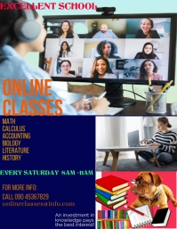 ONLINE CLASSES Template | PosterMyWall