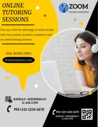 ONLINE CLASSES FLYER Template | PosterMyWall