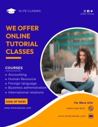Online classes flyer Template | PosterMyWall