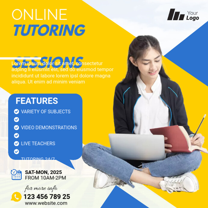 Plantilla de Online Courses Instagram Post | PosterMyWall