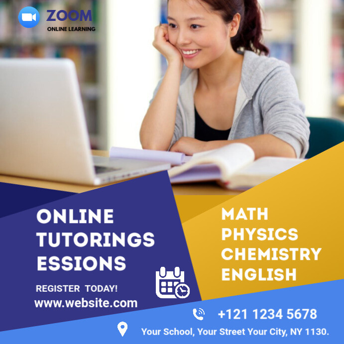 Online Classes instagram post Template | PosterMyWall