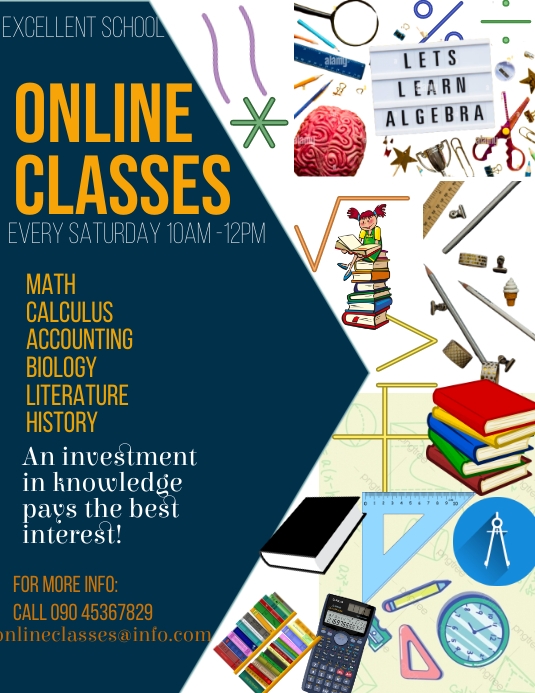 ONLINE CLASSES TEMPLATE | PosterMyWall