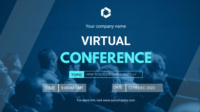 Copy of online conference flyer | PosterMyWall