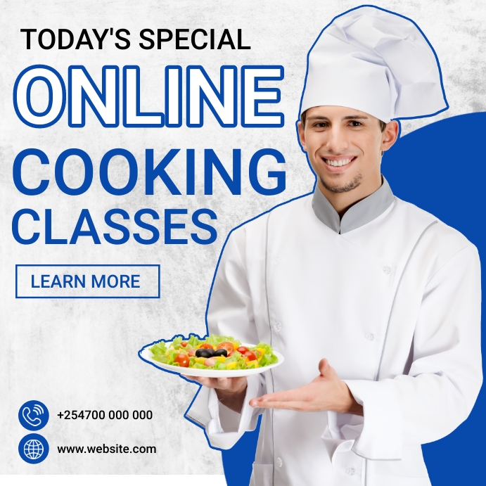 Online cooking poster Template | PosterMyWall