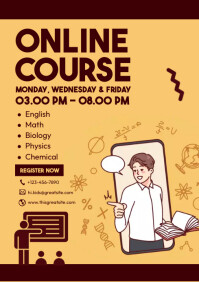 Online Course Template | PosterMyWall