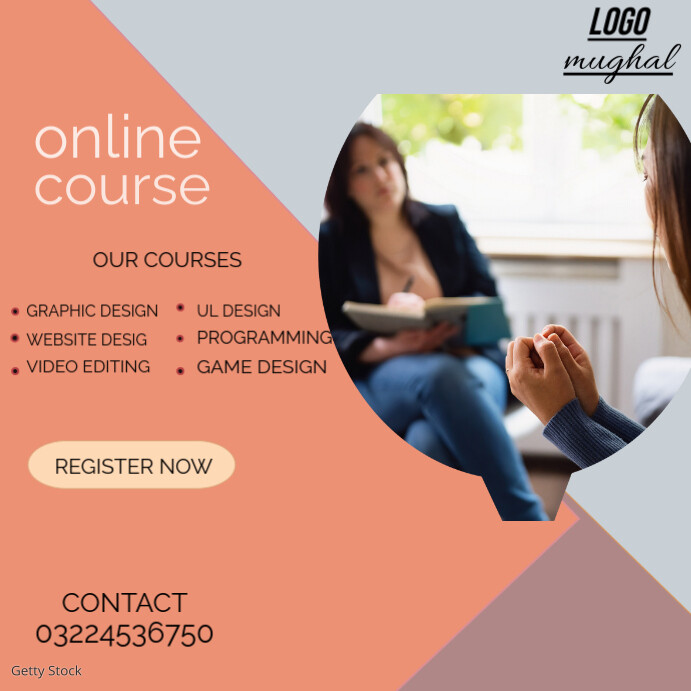 Plantilla de online course | PosterMyWall