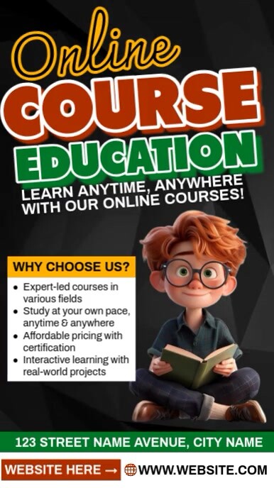 Plantilla de Online Course Education | PosterMyWall