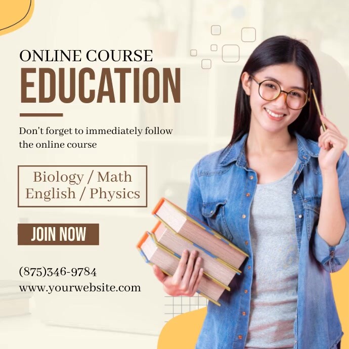 Copy of Online Course Education | PosterMyWall