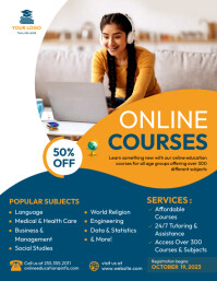 Online Course flyer Template | PosterMyWall