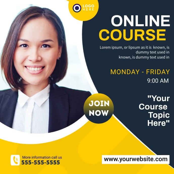 Copy of Online Course Instagram post 2 | PosterMyWall