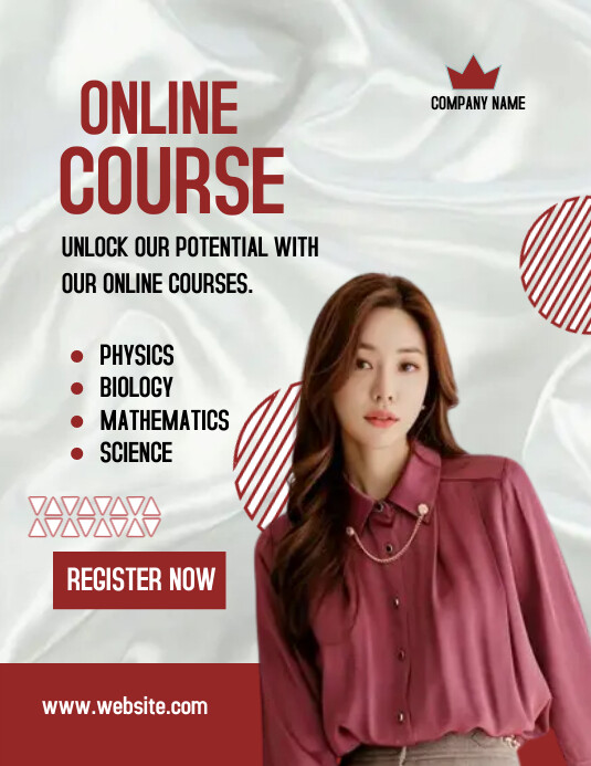 online course flyer Template | PosterMyWall