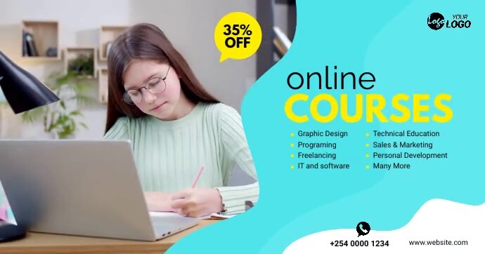 Online Courses Ad Template | PosterMyWall