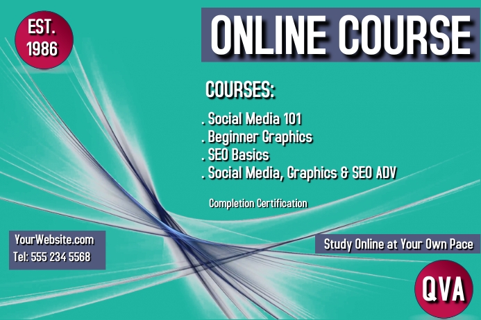 Online Courses Template | PosterMyWall