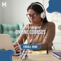 Online Courses Education Video Ad Template | PosterMyWall