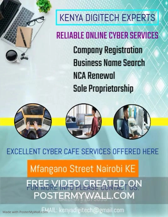 Online Cyber Services Flyer Design Template | PosterMyWall