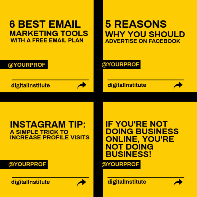 Online Digital Planner Post Template | PosterMyWall