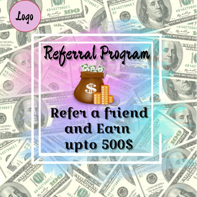 Online earning referral program Template | PosterMyWall