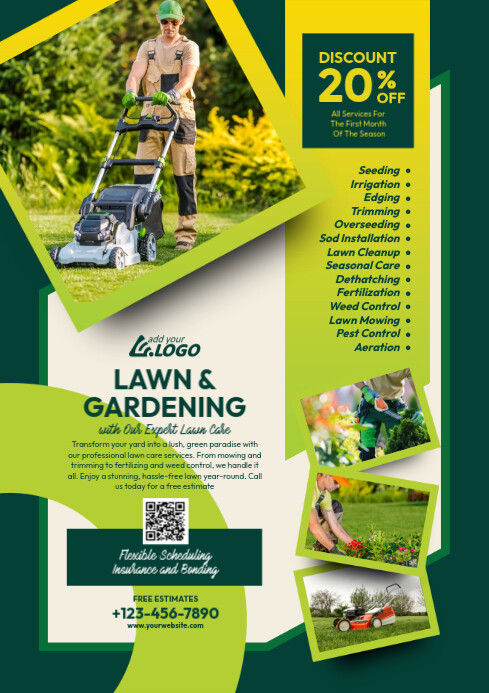Copy of Online Editable Lawn and Garden Flyer Template | PosterMyWall