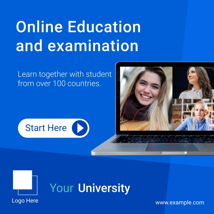 Online Education and Examination Template | PosterMyWall