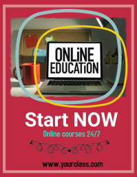 Online Classes Science Poster Template | PosterMyWall