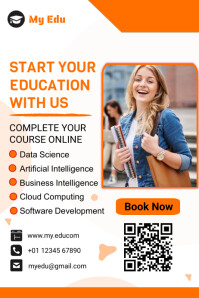 Online Education Poster Design Template | PosterMyWall