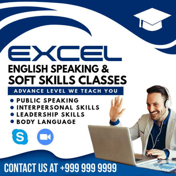 Copy Of Online English Speaking Classes Template PosterMyWall Copy Of Online English Speaking Classes Template PosterMyWall