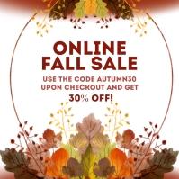 Fall sale Template | PosterMyWall