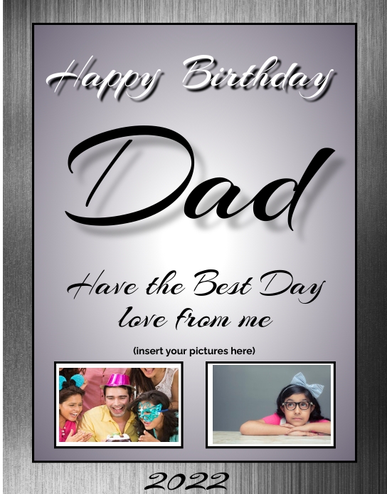 Copy of online greeting card dad | PosterMyWall