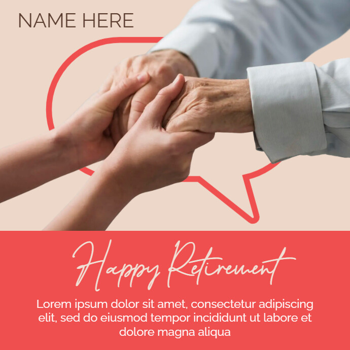 Online Greeting Cards: Retirement Template | PosterMyWall