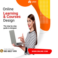 Online learning course template | PosterMyWall