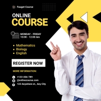 Online learning course template | PosterMyWall