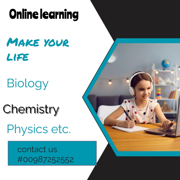 Online learning template | PosterMyWall