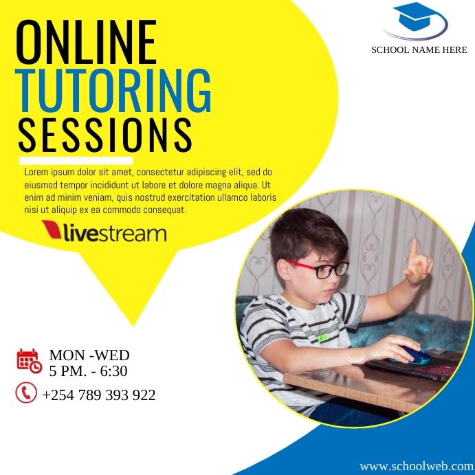 online lessons flyer Template | PosterMyWall
