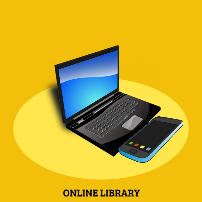 Online Library Template | PosterMyWall
