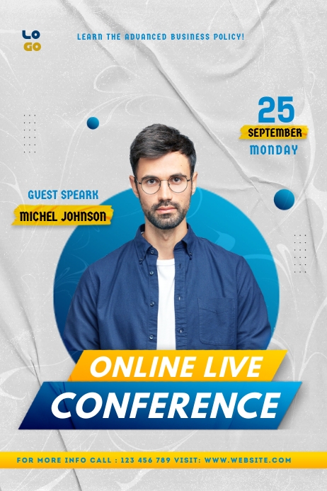 Copy of Online Live Conference | PosterMyWall