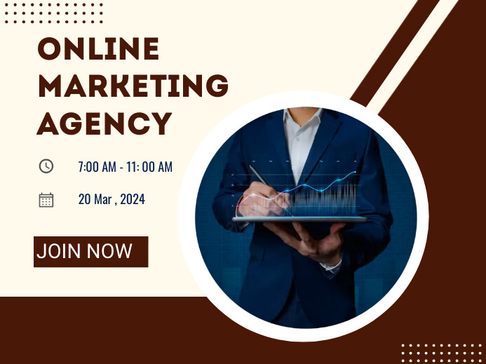 Online marketing agency Template | PosterMyWall