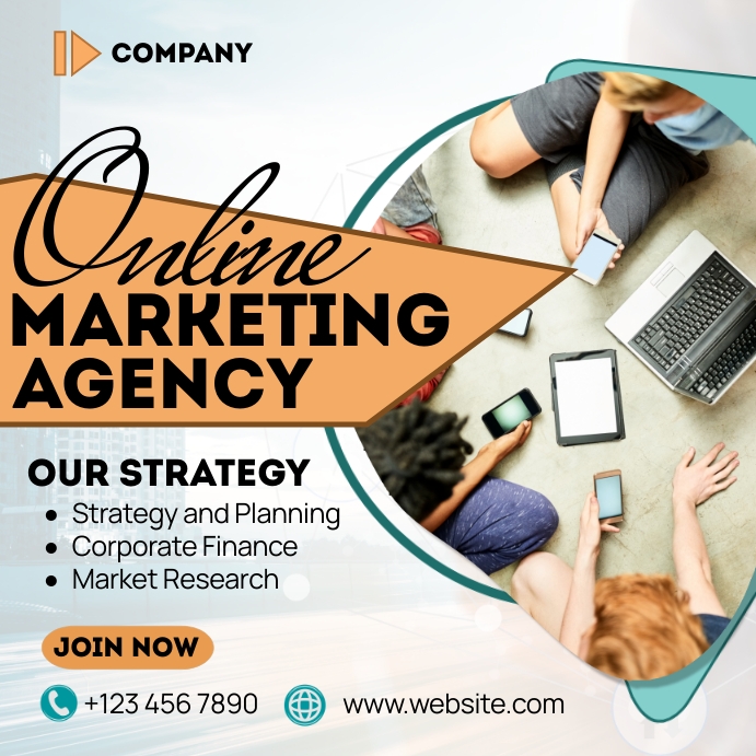 ONLINE MARKETING AGENCY Template | PosterMyWall