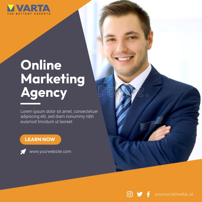 Online Marketing Agency Poster Template | PosterMyWall