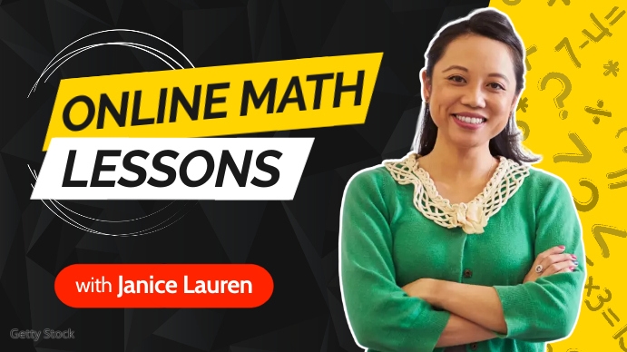 online math lessons fiverr cover thumbnail te Template | PosterMyWall