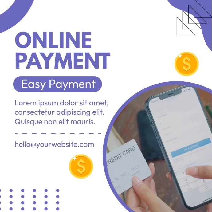 Online Payment Template | PosterMyWall