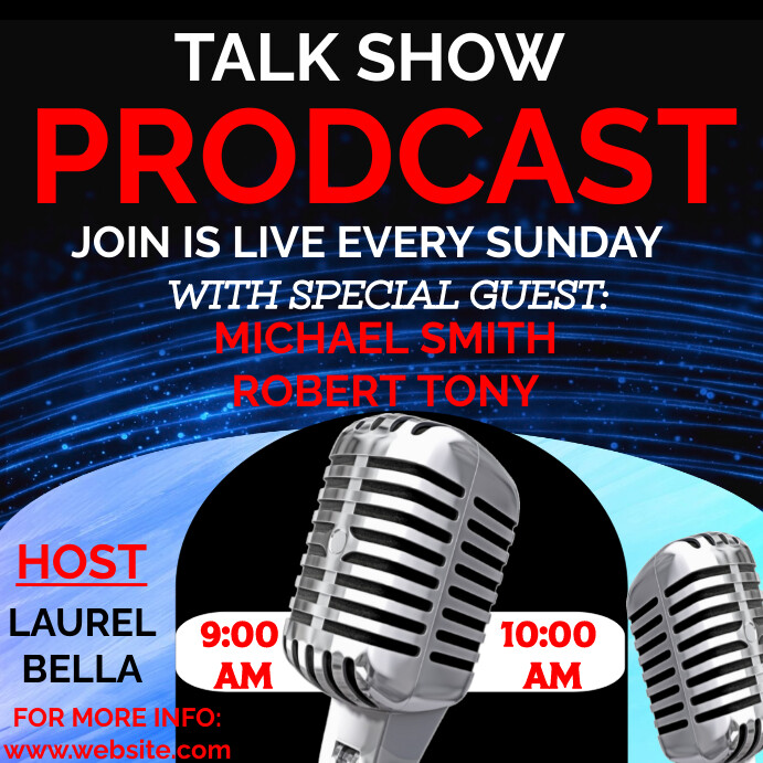 Copy of Online podcast Instagram post | PosterMyWall