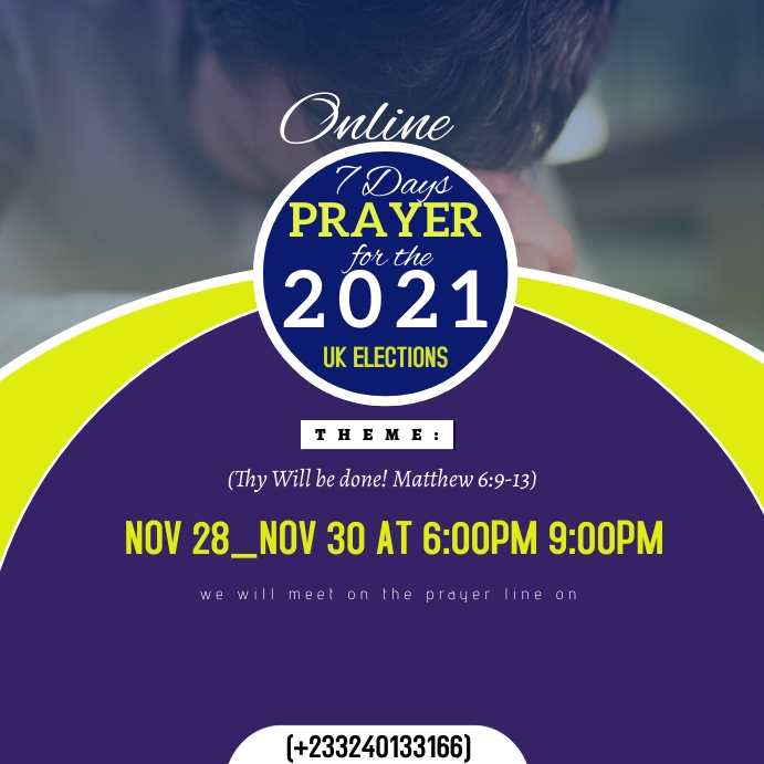 Plantilla de ONLINE PRAYER | PosterMyWall