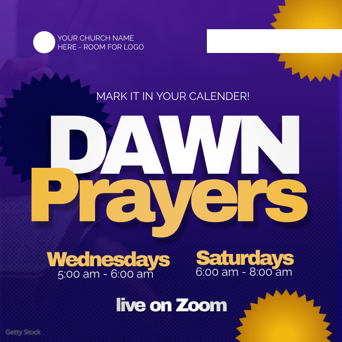 Online Prayer Meeting Template | PosterMyWall