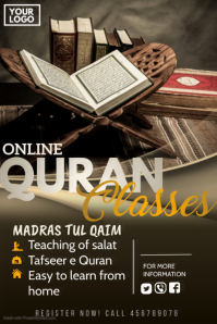 Online Quran classes,Quran,ramadan Template | PosterMyWall