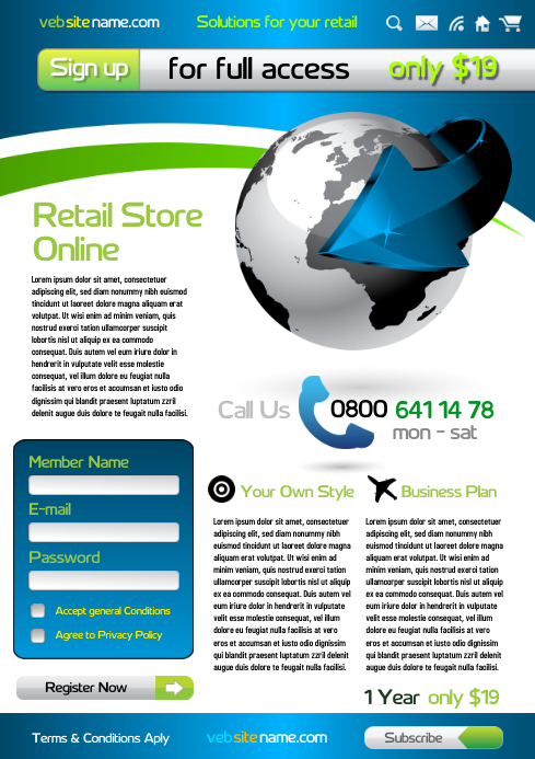 Online Retail Flyer Template | PosterMyWall