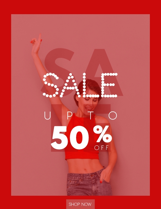 Online sale flyer template | PosterMyWall