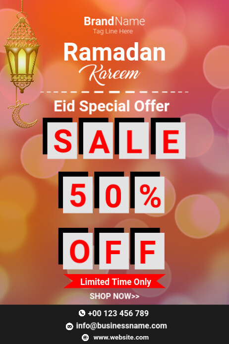 Online Sale Poster Design Template | PosterMyWall